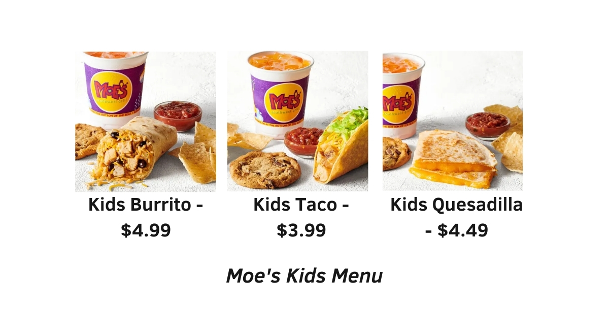Moe's Menu With Updated Prices 2025 - Prime Lines